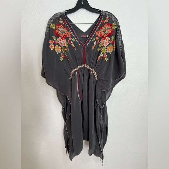 Johnny Was | Tops | Johnny Was Floral Embroidered Tunic Womens Size Xxl ...